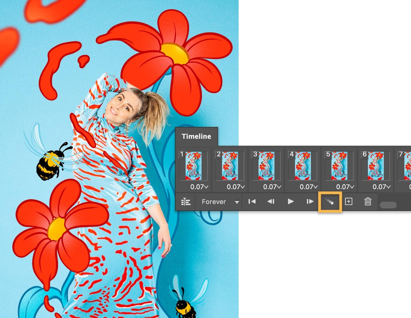 Make an animated photo illustration in just five steps.