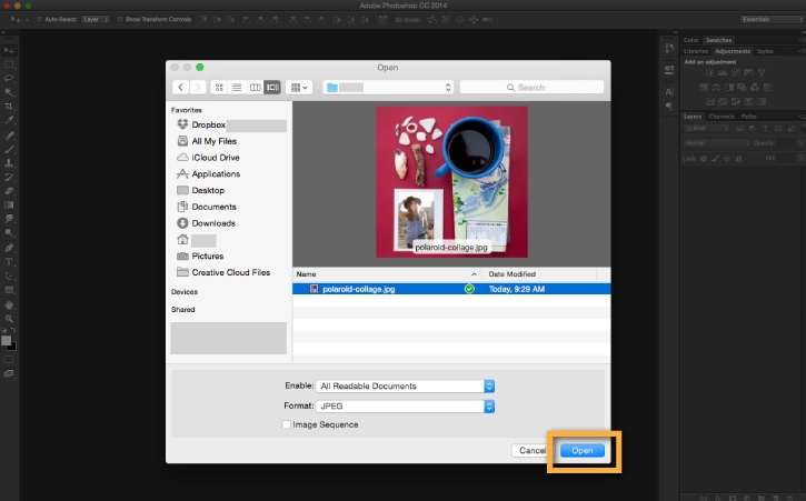 Template to create a custom Facebook cover photo and profile picture