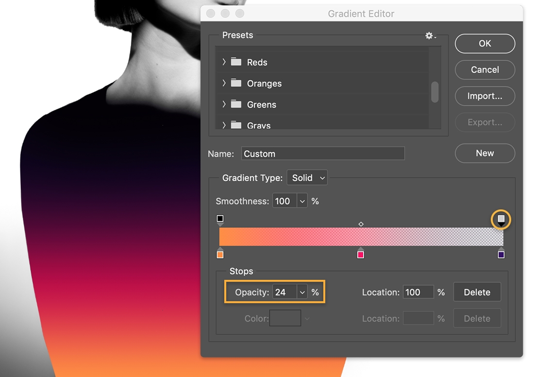 How To Use The Gradient Tool In Adobe Photoshop To Create A Graphic Overlay