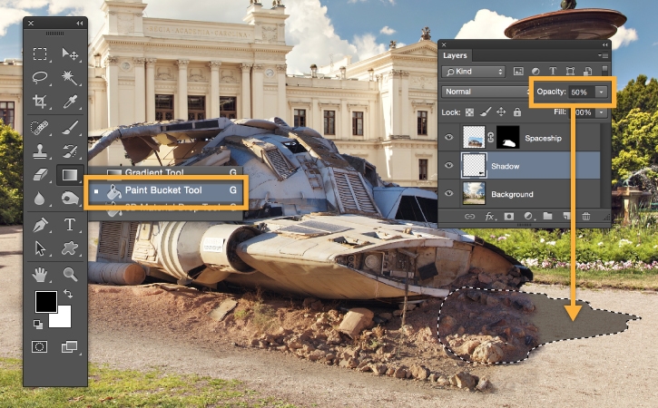 Combine photos with Photoshop Mix and Photoshop