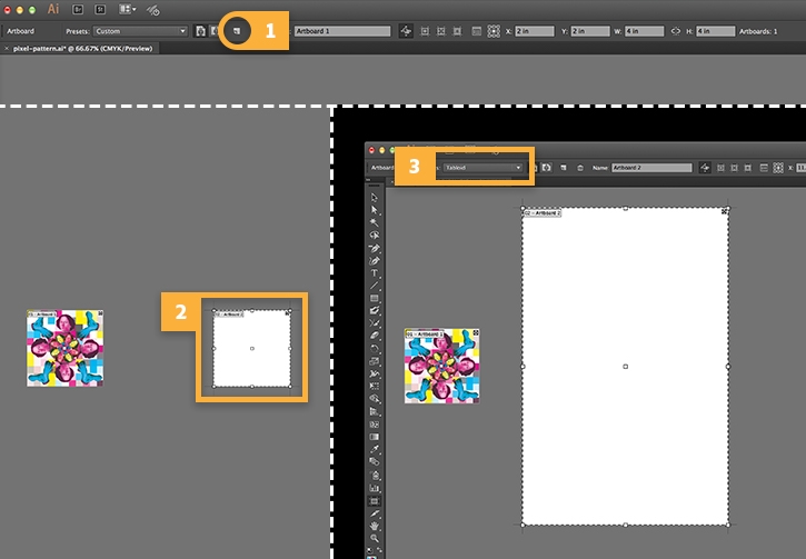 Textile design with Photoshop and Illustrator