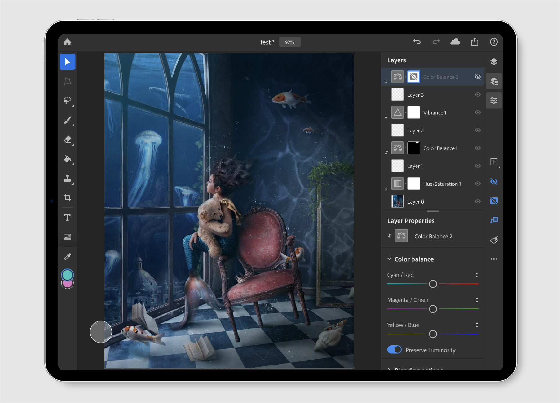 Create Open Save And Export Documents In Photoshop On The IPad 