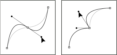 Edit paths in Adobe Photoshop