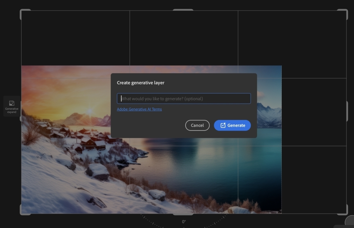 Expand images beyond their original boundaries with Generative Expand