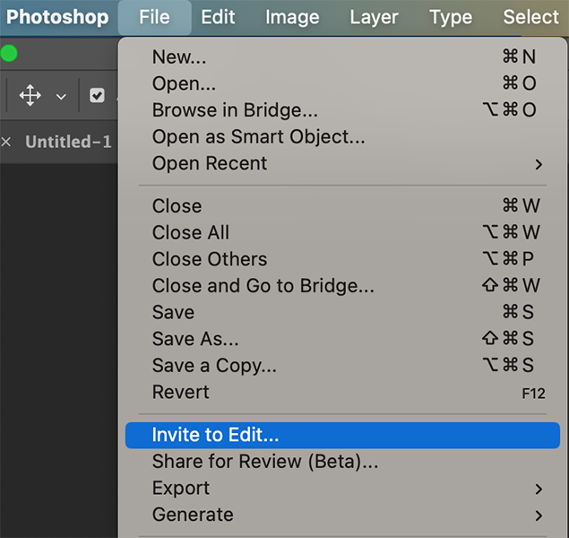 Invite to edit cloud documents
