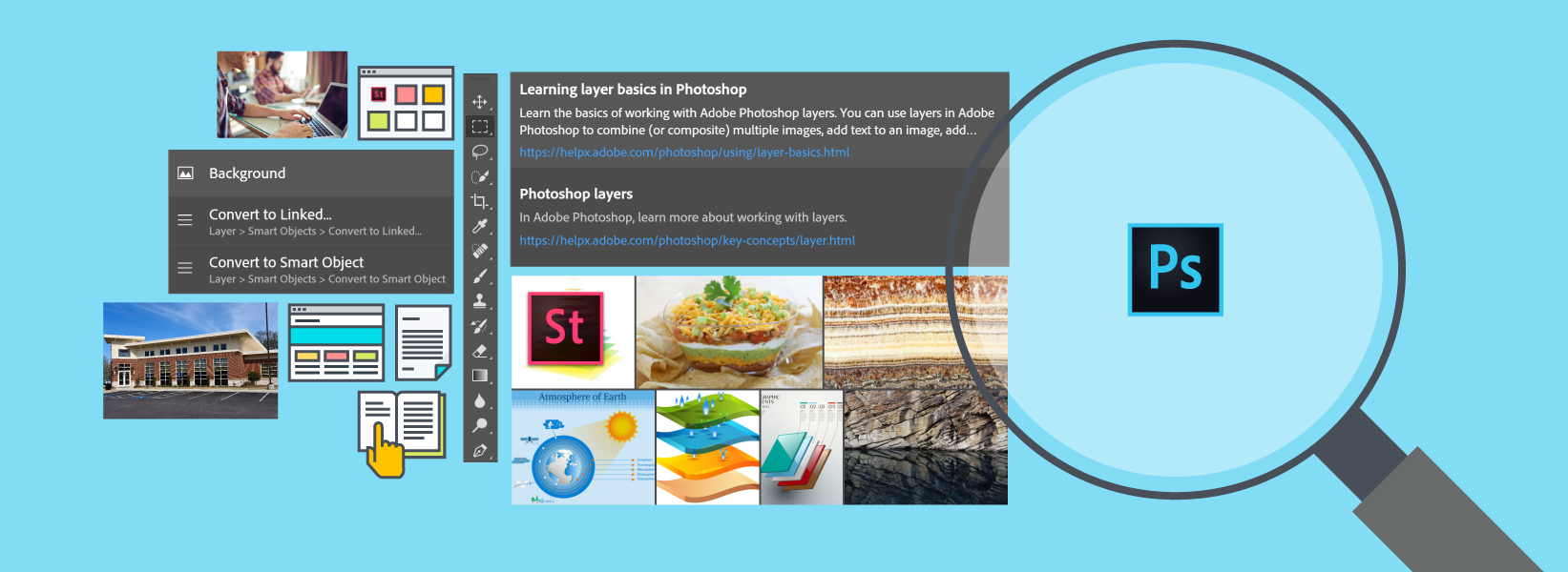 Adobe Photoshop workspace basics