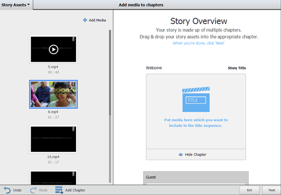 Create a video story