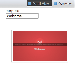 Create a video story