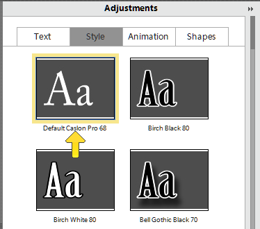 Adding Title to your movie