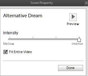 Adding Scores to your movie - Guided edit