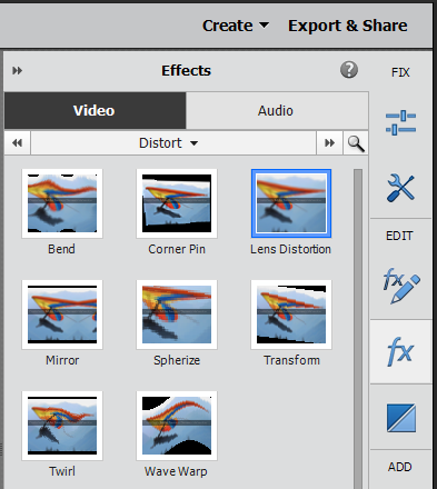 Fix action cam footage guided edit