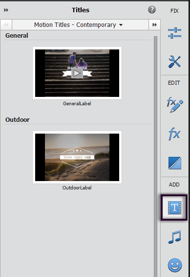 Create a freeze frame with a motion title guided edit