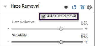 Haze Removal using Adobe Premiere Elements