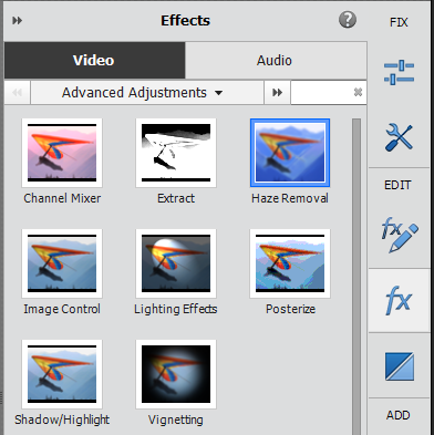 Haze Removal using Adobe Premiere Elements