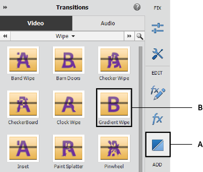 Create a Luma Fade Transition effect - Guided Edit