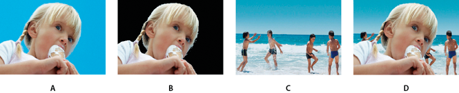 Transparency and superimposing with Premiere Elements