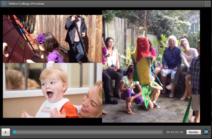 Create a video collage in Adobe Premiere Elements