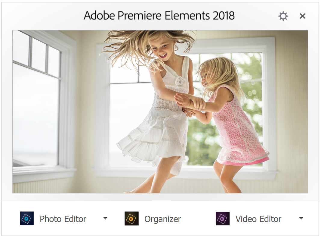 Adobe Premiere Elements workspace