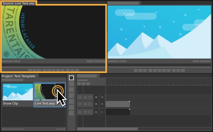 How to use Live Text templates from After Effects in Premiere Pro