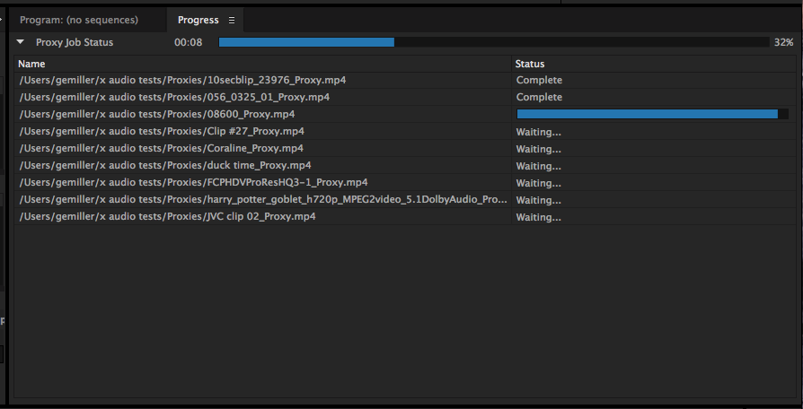 Ingest and Proxy Workflow in Premiere Pro