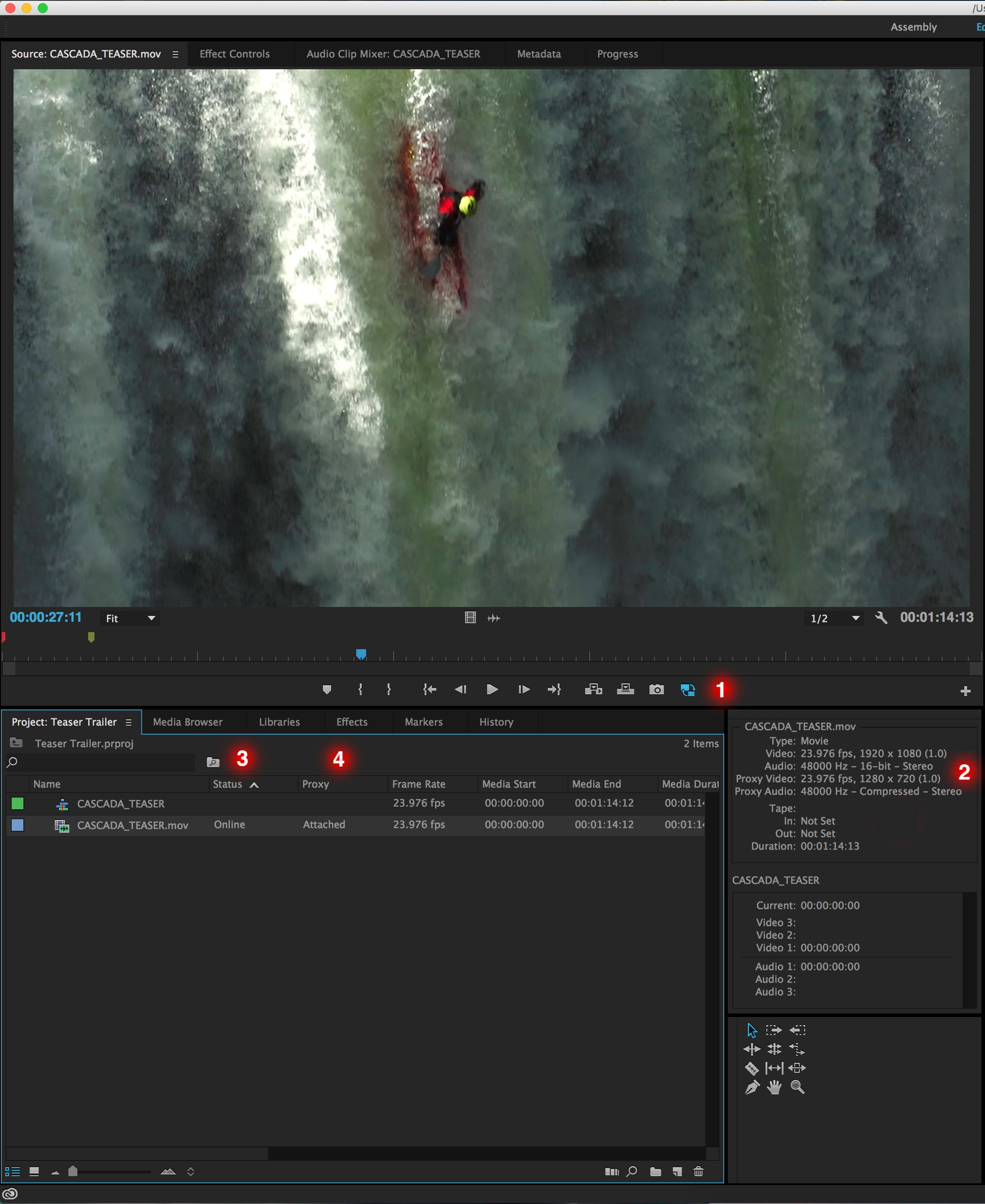 Ingest and Proxy Workflow in Premiere Pro