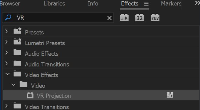 Learn about VR editing in Premiere Pro