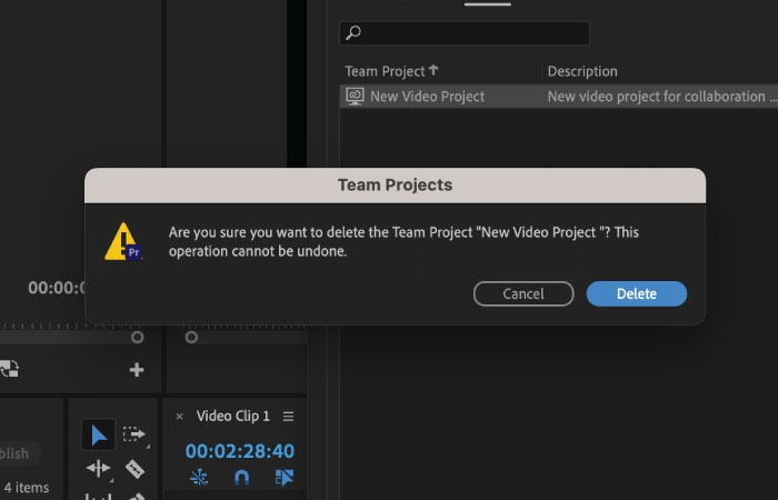 Manage Team Projects
