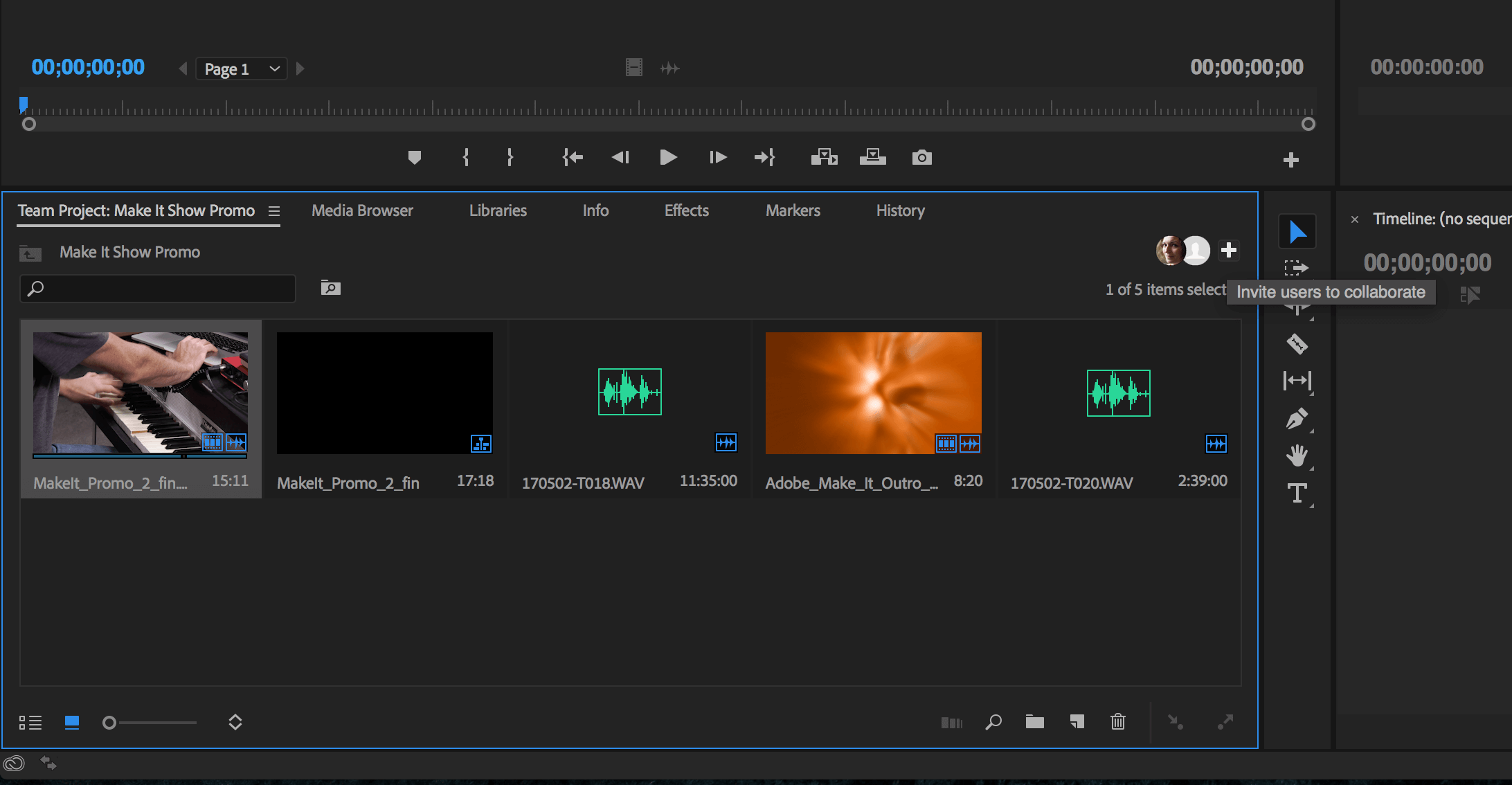 Work with Team Projects