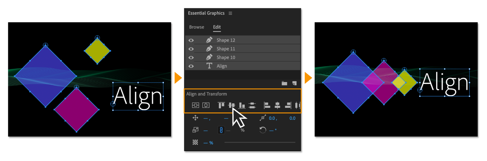 Create Titles And Motion Graphics With The Graphics Workspace In 