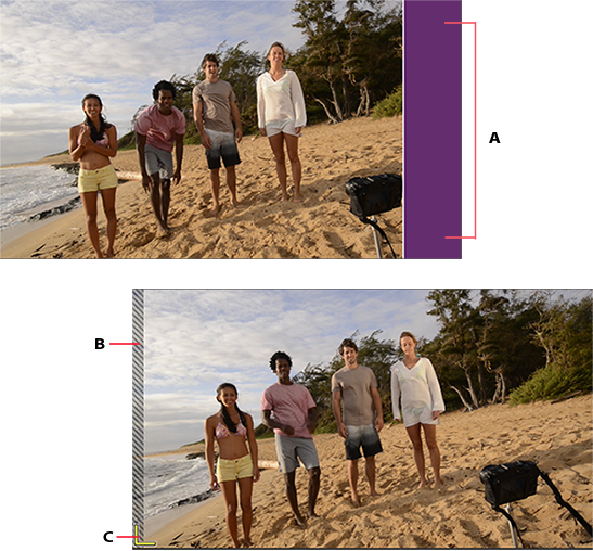 Monitor overlays in Premiere Pro