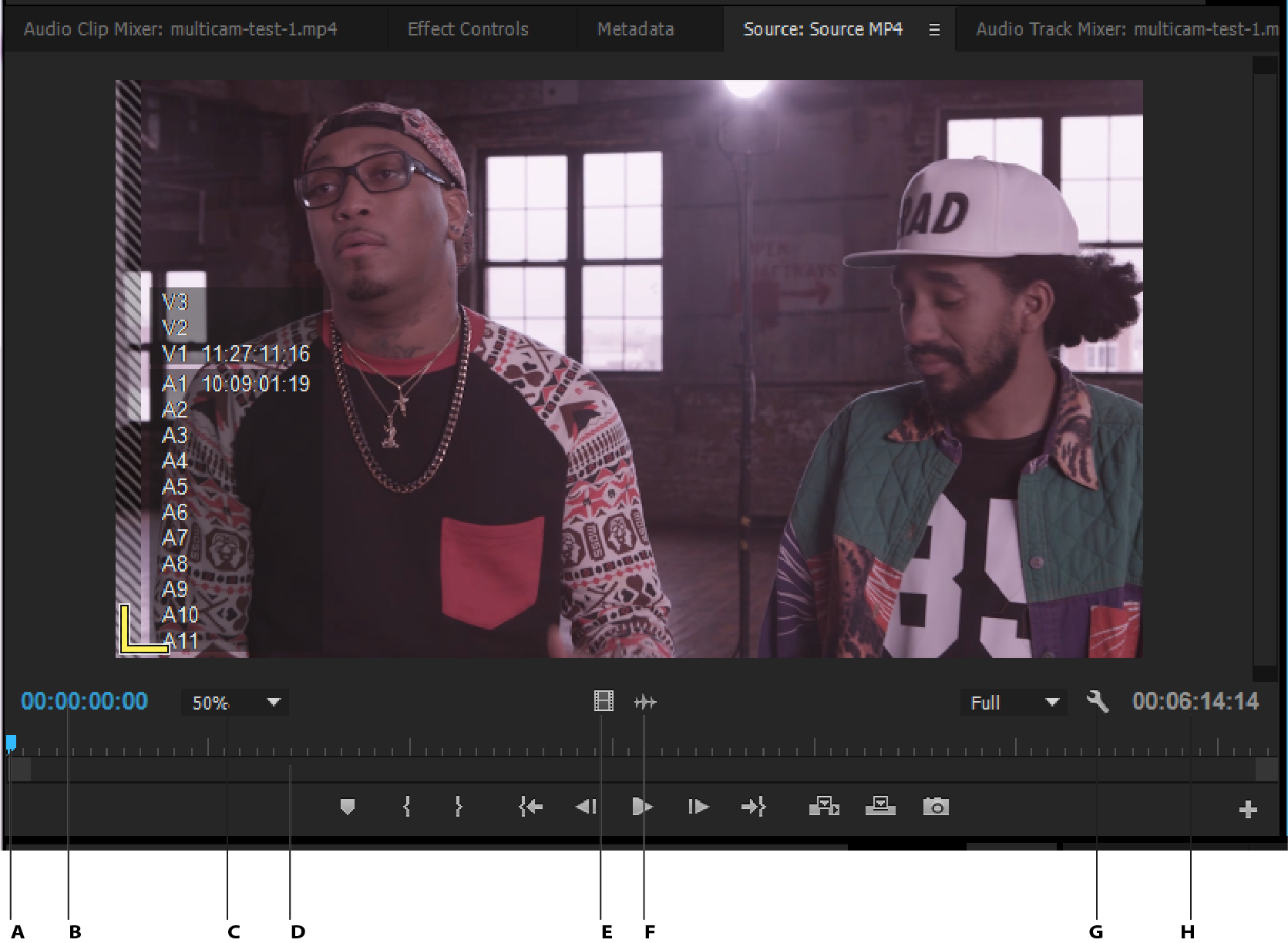 Using Source Program Monitors In Premiere Pro