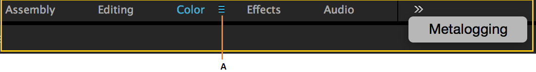 Use and customize workspaces in Premiere Pro