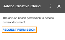 How to use Adobe Creative Cloud add-on for Google Workspace