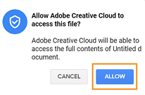How to use Adobe Creative Cloud add-on for Google Workspace