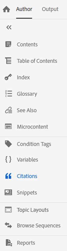 Citations in RoboHelp