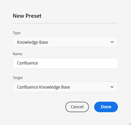 Publish to Atlassian Confluence Knowledge Base