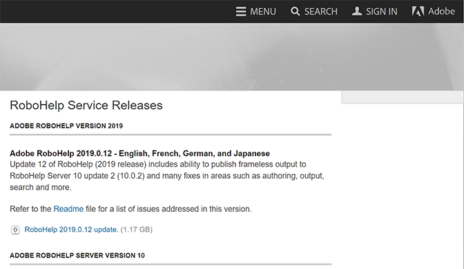 Redeem Adobe RoboHelp subscription code