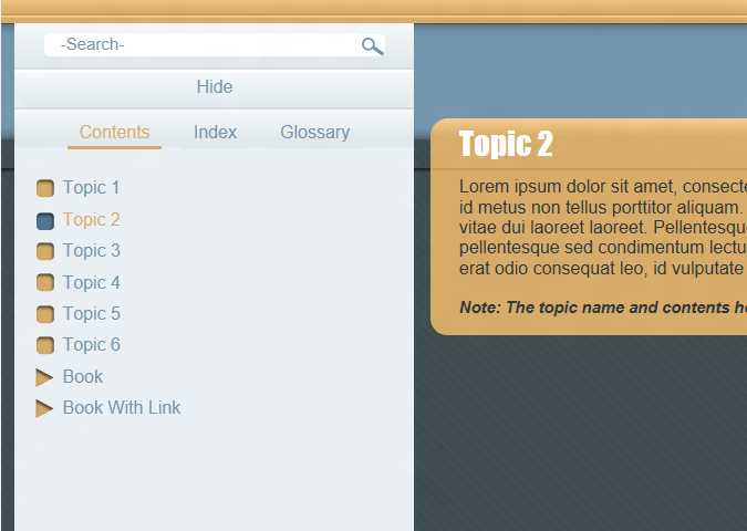 RoboHelp screen profiles and layouts