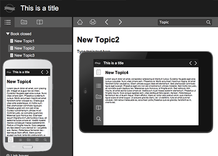 RoboHelp screen profiles and layouts