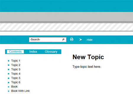 RoboHelp screen profiles and layouts