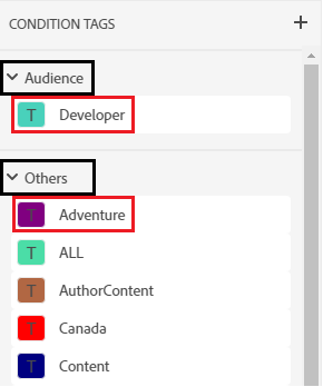 Optimize and manage conditional content