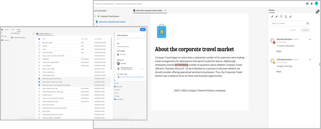 Adobe RoboHelp features overview