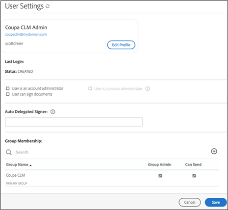 Adobe Acrobat Sign for Coupa BSM Suite: Installation Guide