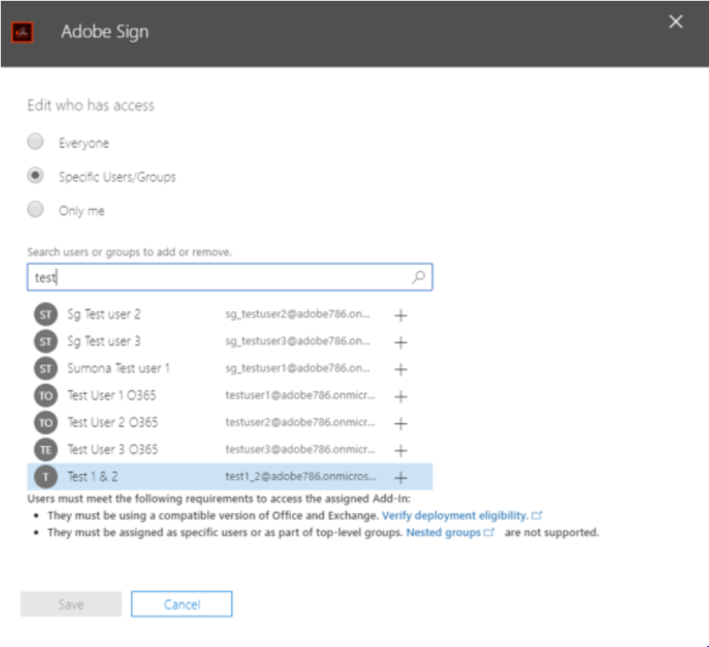 Adobe Sign for Microsoft - Word/PowerPoint Add-in