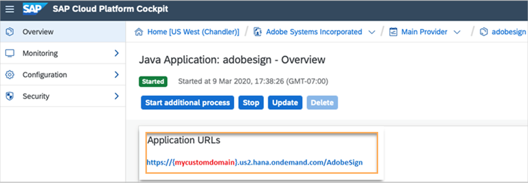 Adobe Sign for SAP SuccessFactors: Cloud Foundry Installation Guide