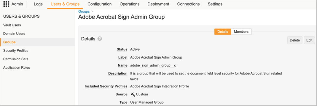 Adobe Acrobat Sign for Veeva Vault: Installation guide