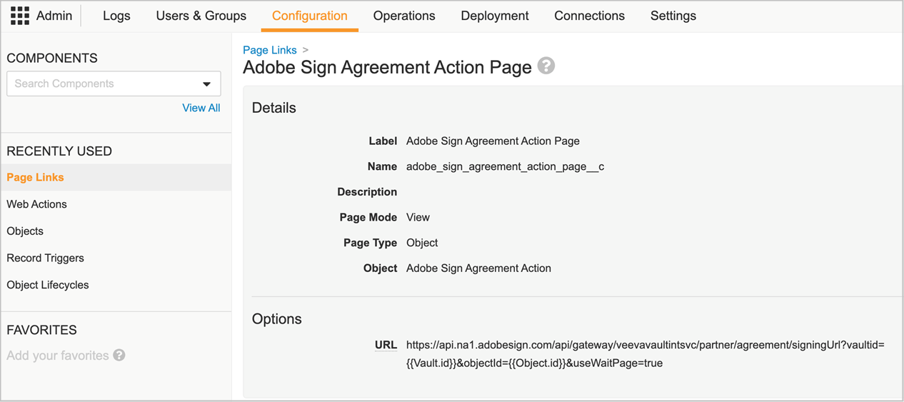 Adobe Acrobat Sign for Veeva Vault: Upgrade guide