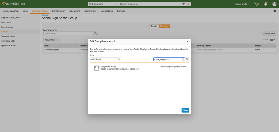 Adobe Acrobat Sign for Veeva Vault: Installation Guide