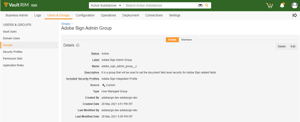 Adobe Acrobat Sign for Veeva Vault: Installation Guide