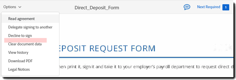 Allow signers to print, place written signatures and upload the ...